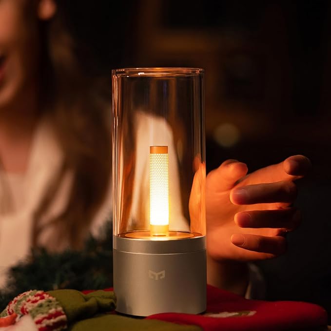Small Cordless Table Lamp, Rechargeable LED Night Light, Dimmable ...