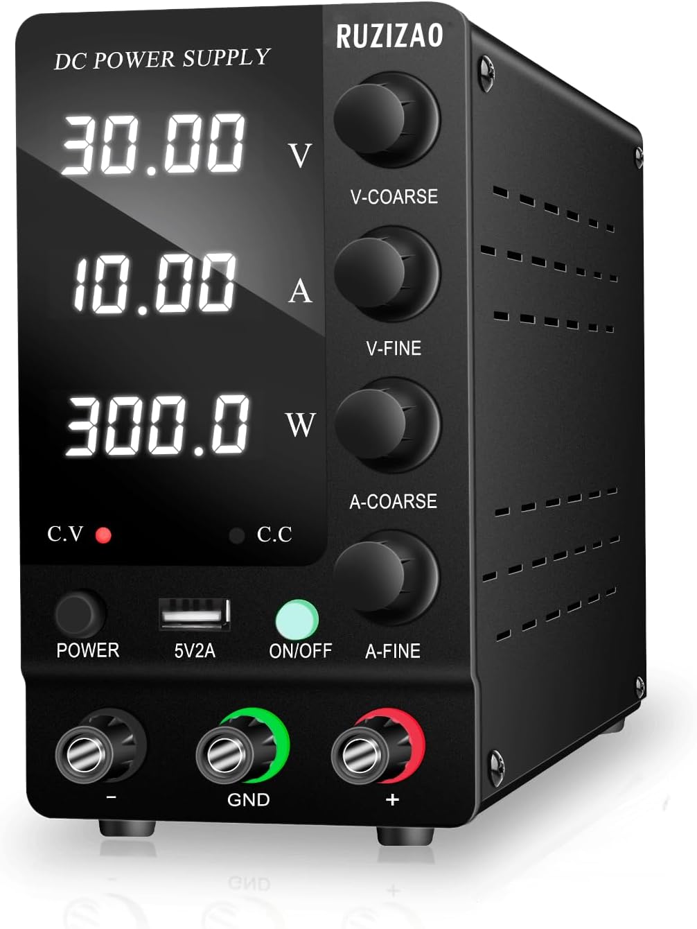 RUZIZAO DC Power Supply Variable, Multi-Layer Protection, 0-30V 0-10A ...