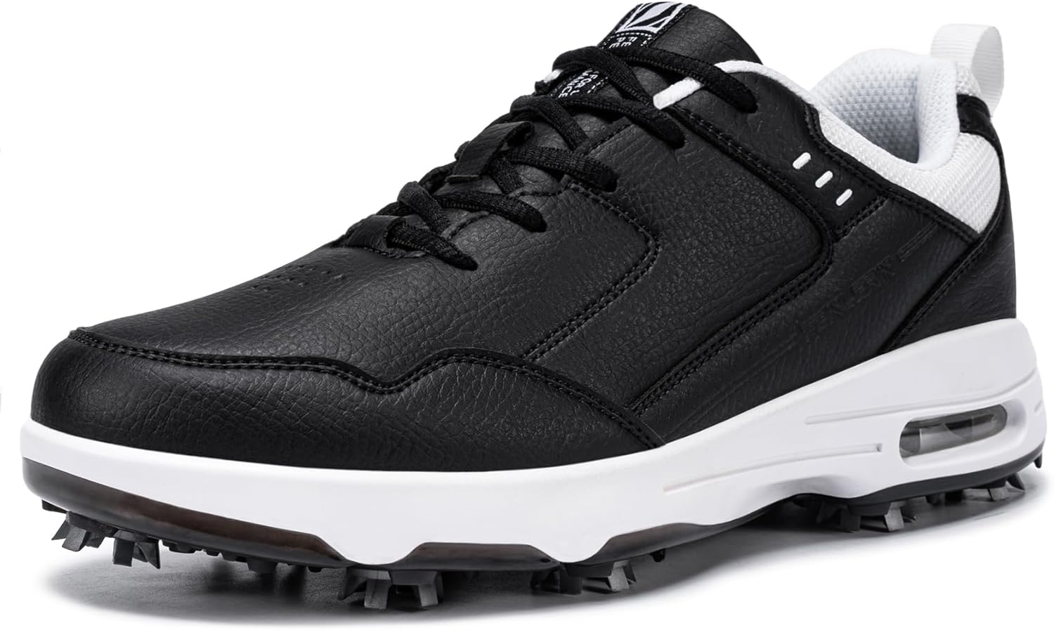 Amazon.com | FENLERN Men's Golf Shoes Waterproof Spiked Comfortable ...