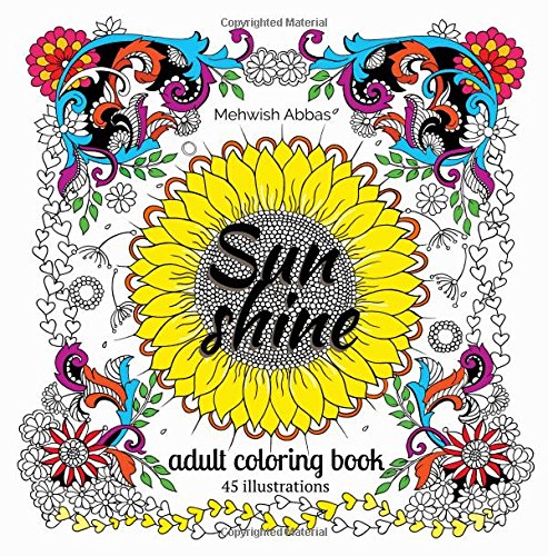 Amazon.com: Sun Shine : Adult Coloring Book for the Summers: 45 hand ...
