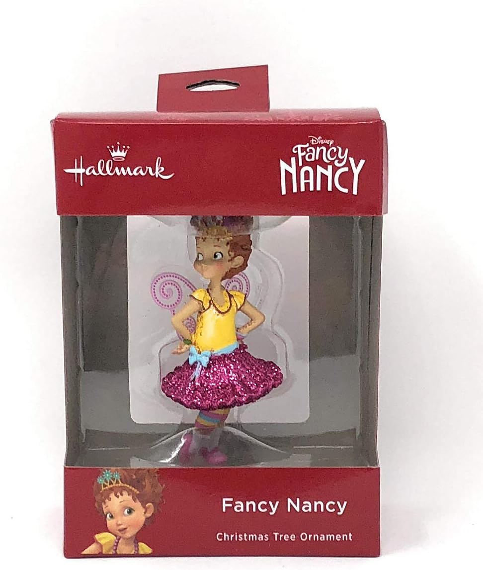 Amazon.com: Disney Hallmark Junior Fancy Nancy Christmas Tree Ornament ...
