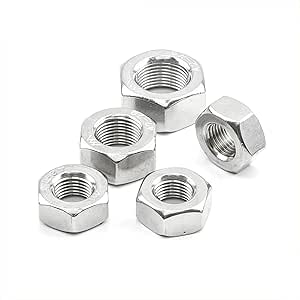 Amazon.com: Metric Fine Thread Hex Nut M4 M5 M6 M8 M10 M12 M14 M16 M18 ...