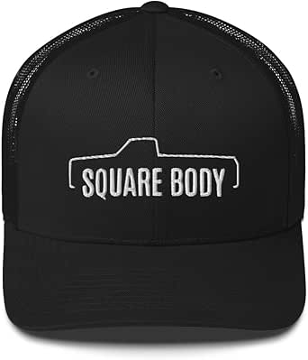 Amazon.com: Aggressive Thread Square Body Hat Embroidered with Regular ...