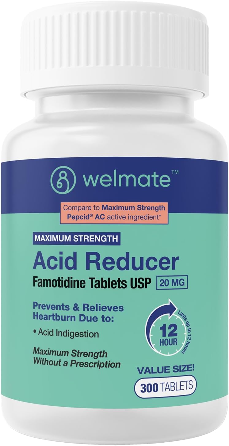 Amazon.com: Camber Famotidine Tablets 20 mg Maximum Strength Acid ...