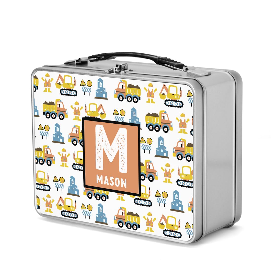 Amazon.com: Andaz Press Personalized Stainless Steel Lunch Box, 8.6" X ...