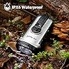 ThorFire Solar Flashlight Hand Crank Solar Powered Rechargeable ...
