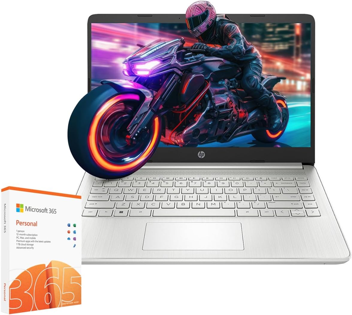 Amazon.com: HP Stream 14" Laptop, HD BrightView, Intel Celeron N4120 ...