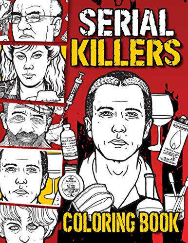 Serial Killer Coloring Book: Adult Coloring Books: Kreiger, Ima ...