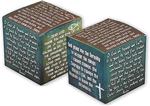 Amazon.com: Gifts by Lulee, LLC Religious Prayer Cube Box - Set of 36 ...