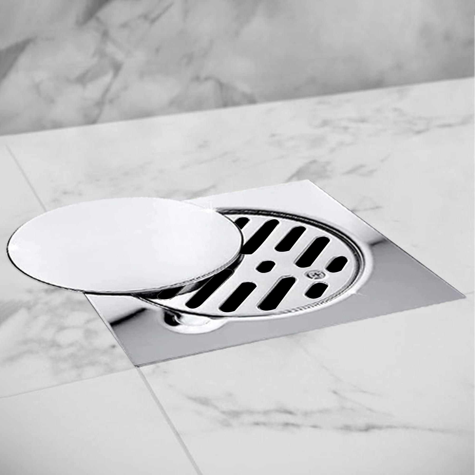 Modi Stainless Steel Floor Drain With Cover Odour Proof Round ...