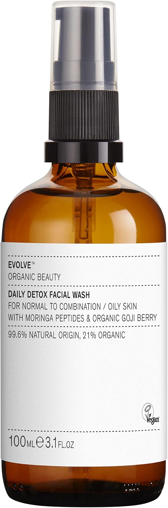 Evolve Organic Beauty - Daily Detox Facial Wash with Aloe Vera and ...