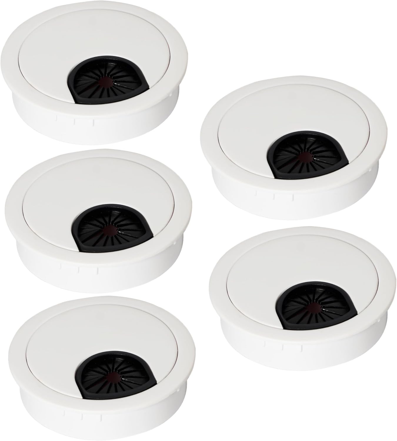 Amazon.com: Signite 5 Pcs Plastic Desk Cable Grommet 2-1/2" – Durable ...