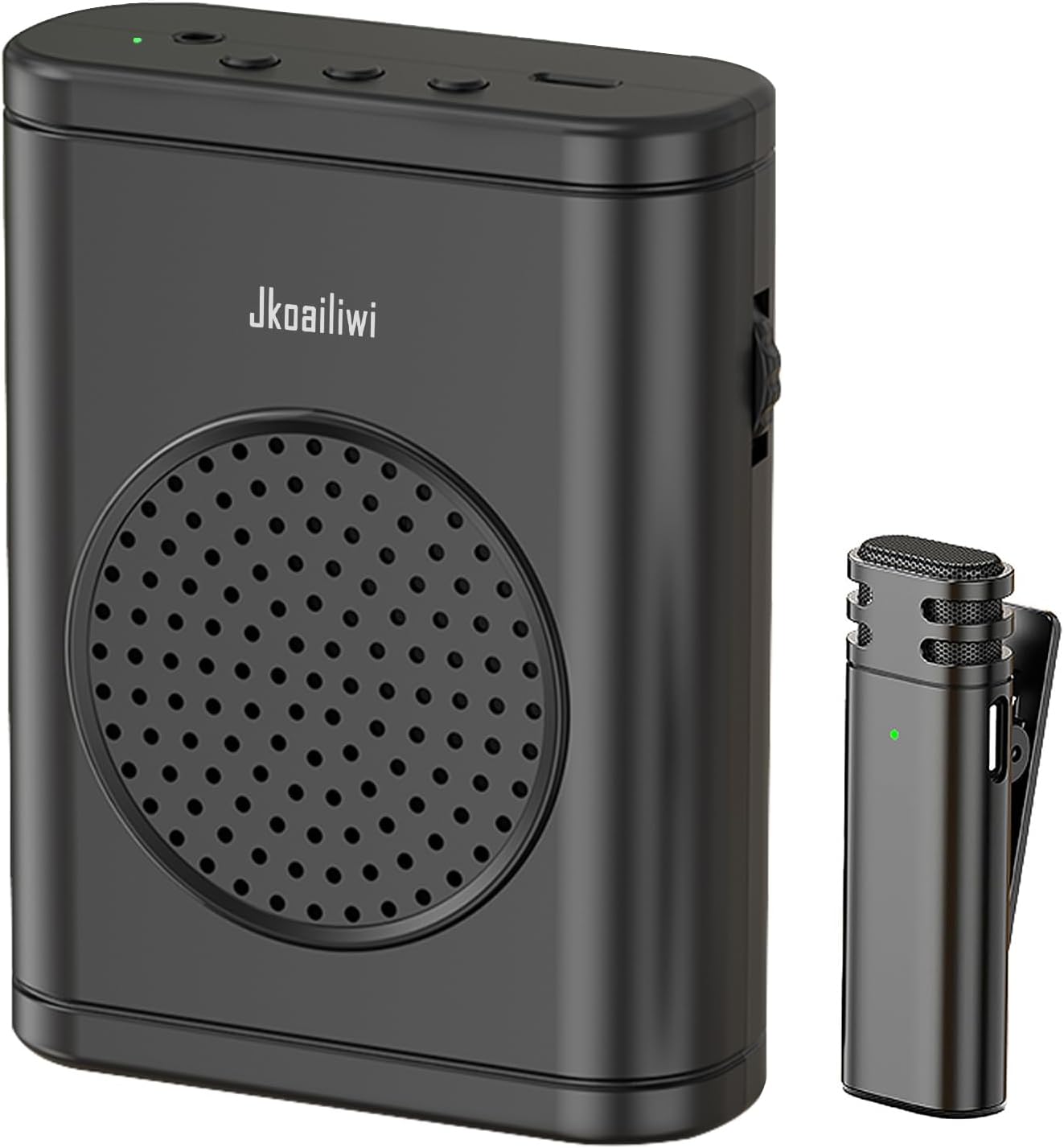 Amazon.com: Jkoailiwi Voice Amplifier Wireless Microphone, Portable ...