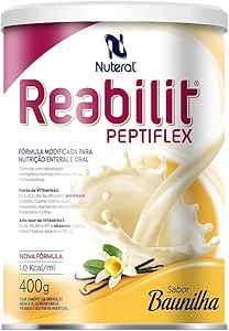 Nuteral Peptiflex Baunilha, Nutrição Oral ou Enteral, Lata 400g, Zero ...
