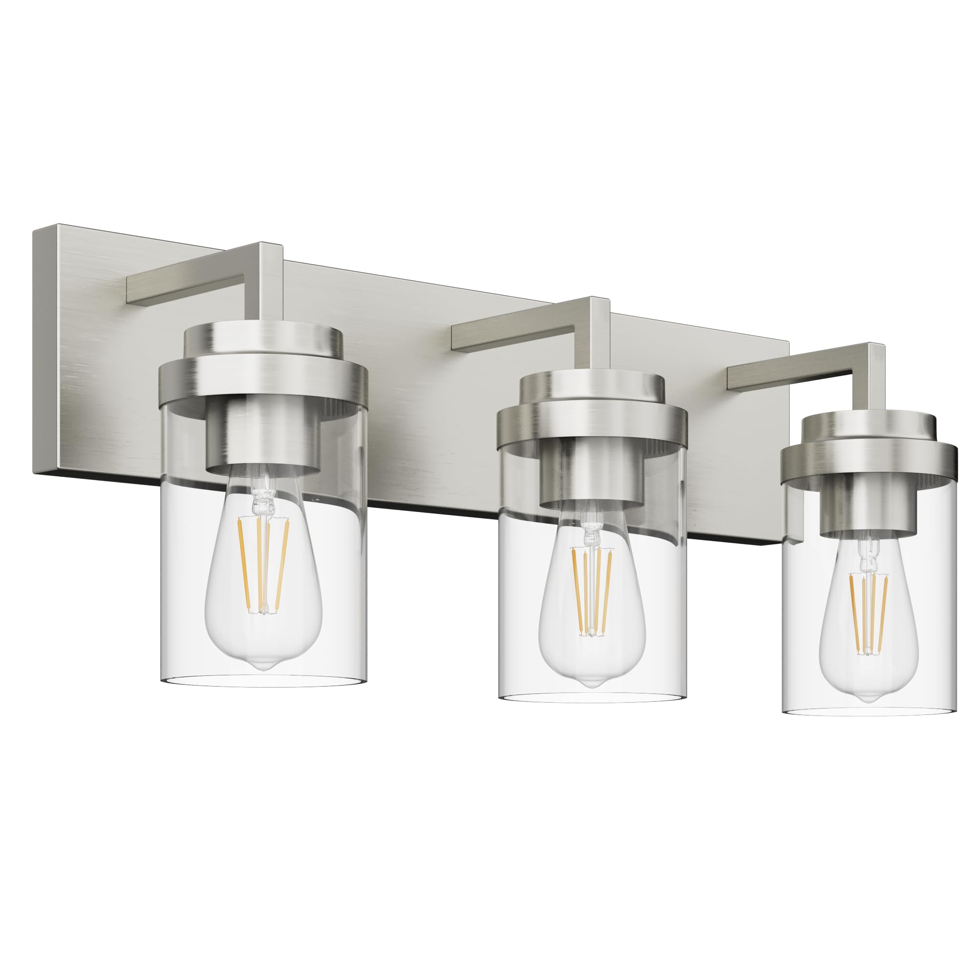 Espird Bathroom Lighting Fixtures, 3-Light Bathroom Vanity Lights Over ...