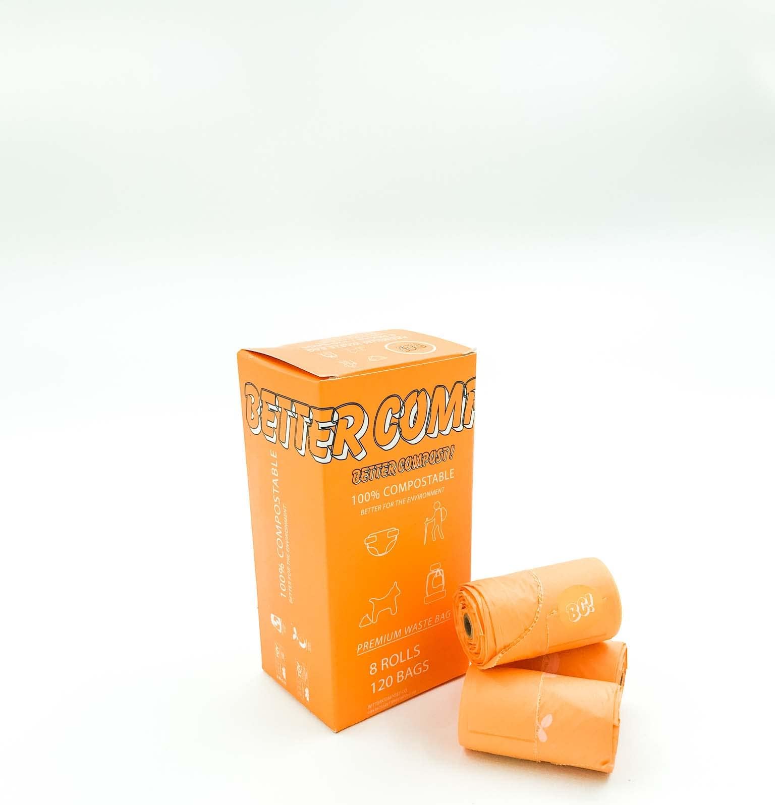 GAIA Natural Baby Biodegradable Nappy Bags 50pk, Green (Package may ...