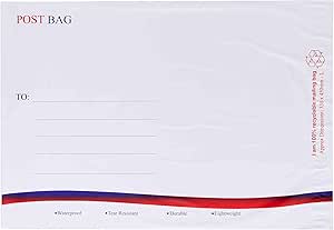 Polythene Postal Mailing Bags Pack of 50 Peal 'n' Seal Post Mail Bags ...