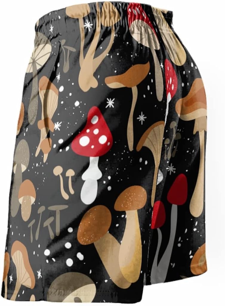 Pantaloncino Short 3D Stampa Tipi Di Funghi Fungo Costume Da Bagno Per ...