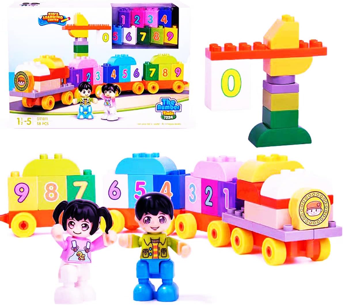 ToyPro Numbers Train Set, Preschool Educational Toy, Pre-Kinder garden ...