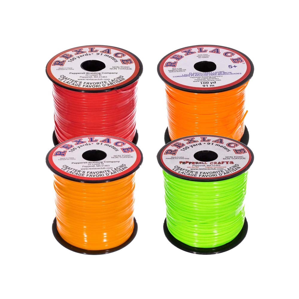 Amazon.com: Craft County Rexlace Multicolor Bundle Packs – 100 Yards of ...