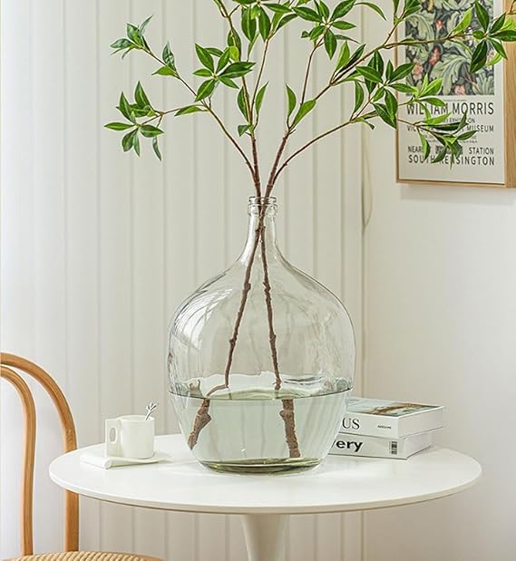 Amazon.com: Extra Large Vase Big Belly Thin Neck Vase,for Decorative ...