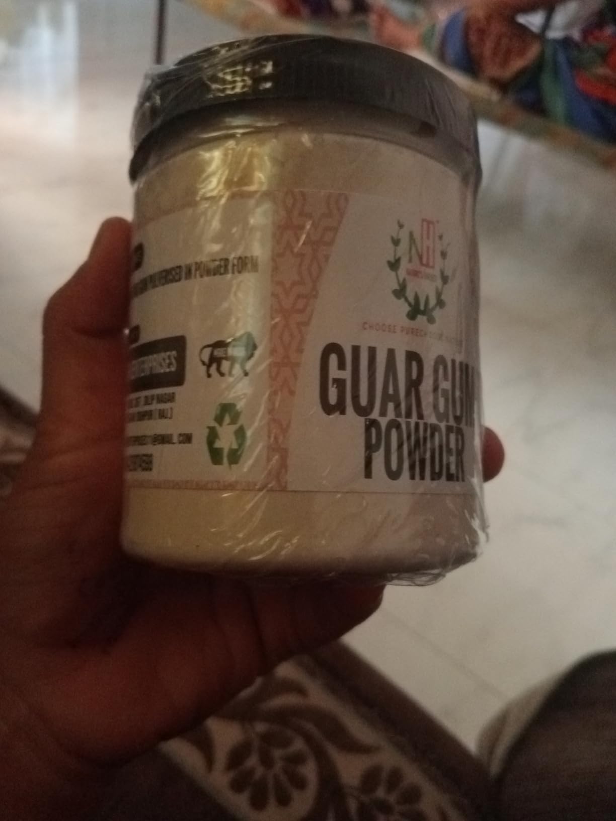 NATURE'S HARVEST Organic Guar Gum Powder ( (400g) : Amazon.in: Grocery ...