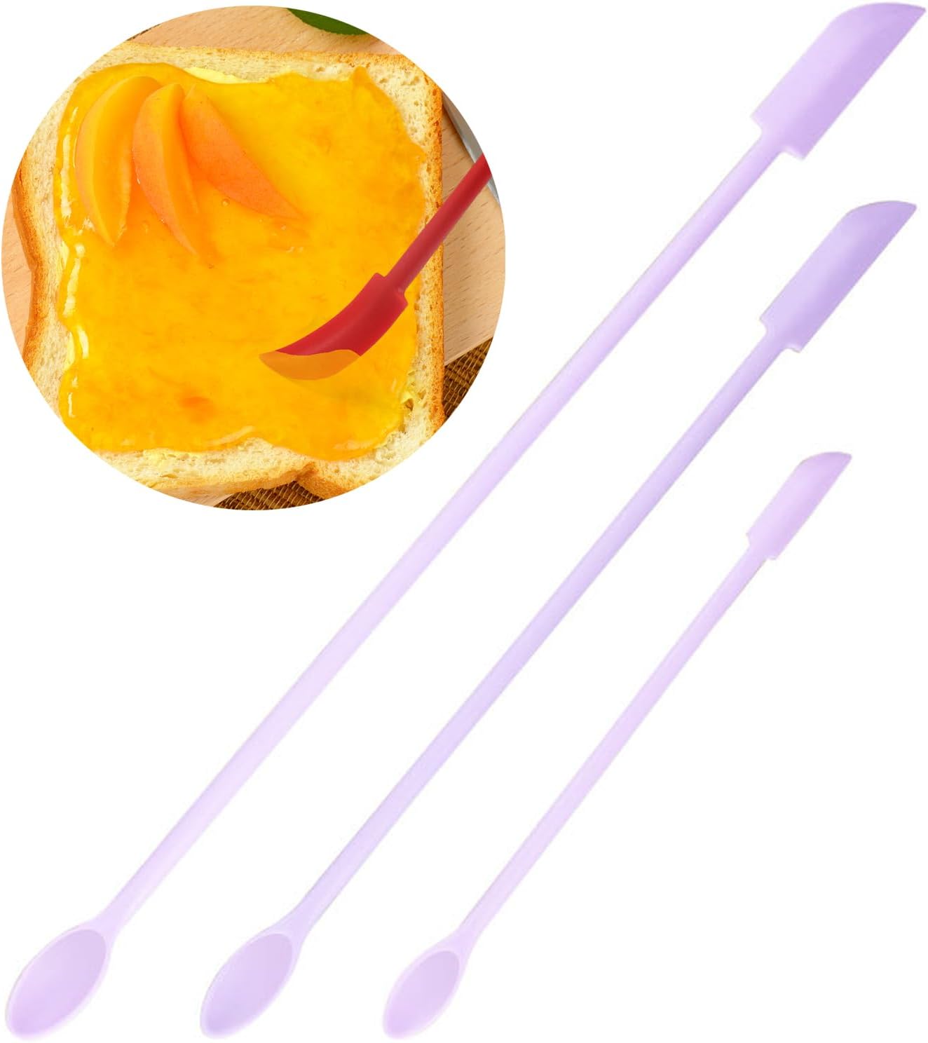 Amazon.com: Makeup Spatula Tool for Cosmetics Beauty Kitchen Jar Mini ...