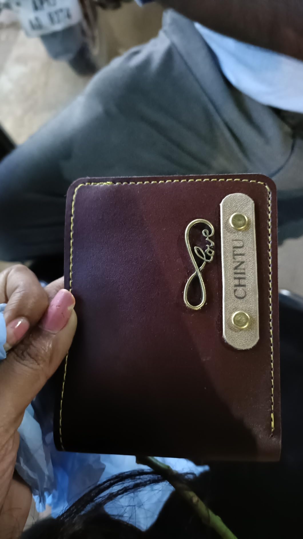 Buy The Unique Gift Studio Men's Leather Wallet - Name Leather Wallet ...