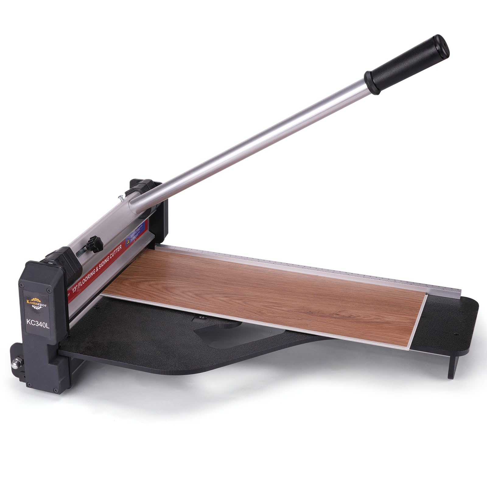 Komsepor Laminate Flooring Cutter 13" for LVP, WPC, SPC, LVT, VCT, PVC ...