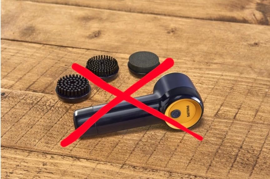 Philips Sneaker Cleaner, Trainer Cleaning Kit with 3 Brush Heads for ...