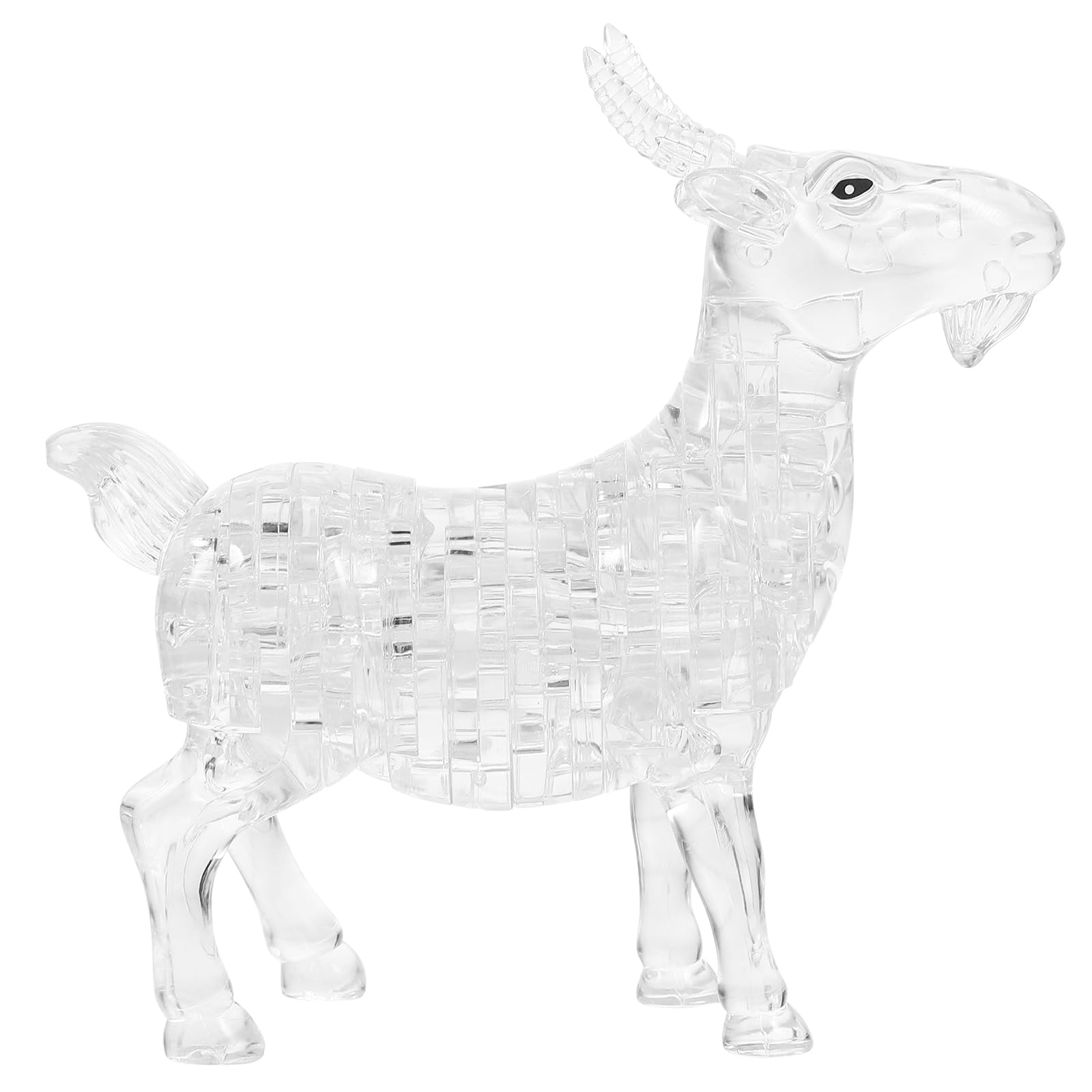 Amazon.com: 3D Crystal Jigsaw Puzzle Goat 3D Goat Crystal Jigsaw Puzzle ...
