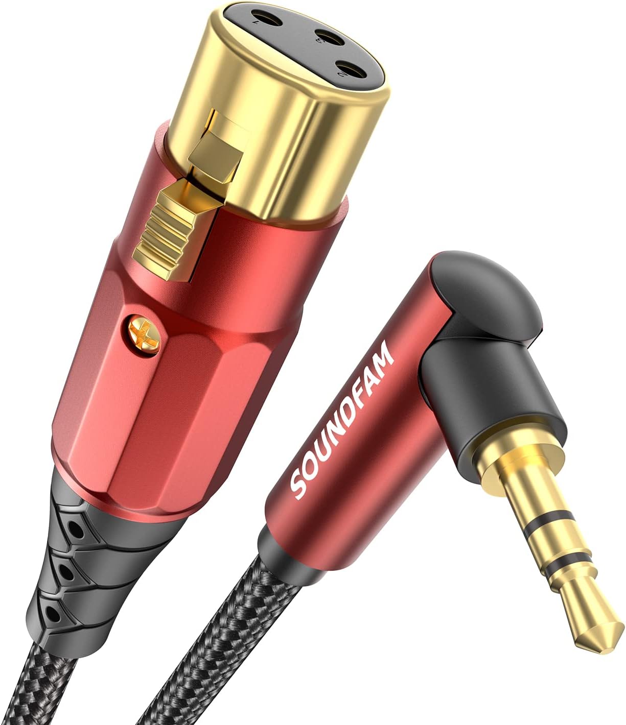 Amazon.com: Disino XLR to 3.5mm (1/8 inch) Stereo Microphone Cable for ...