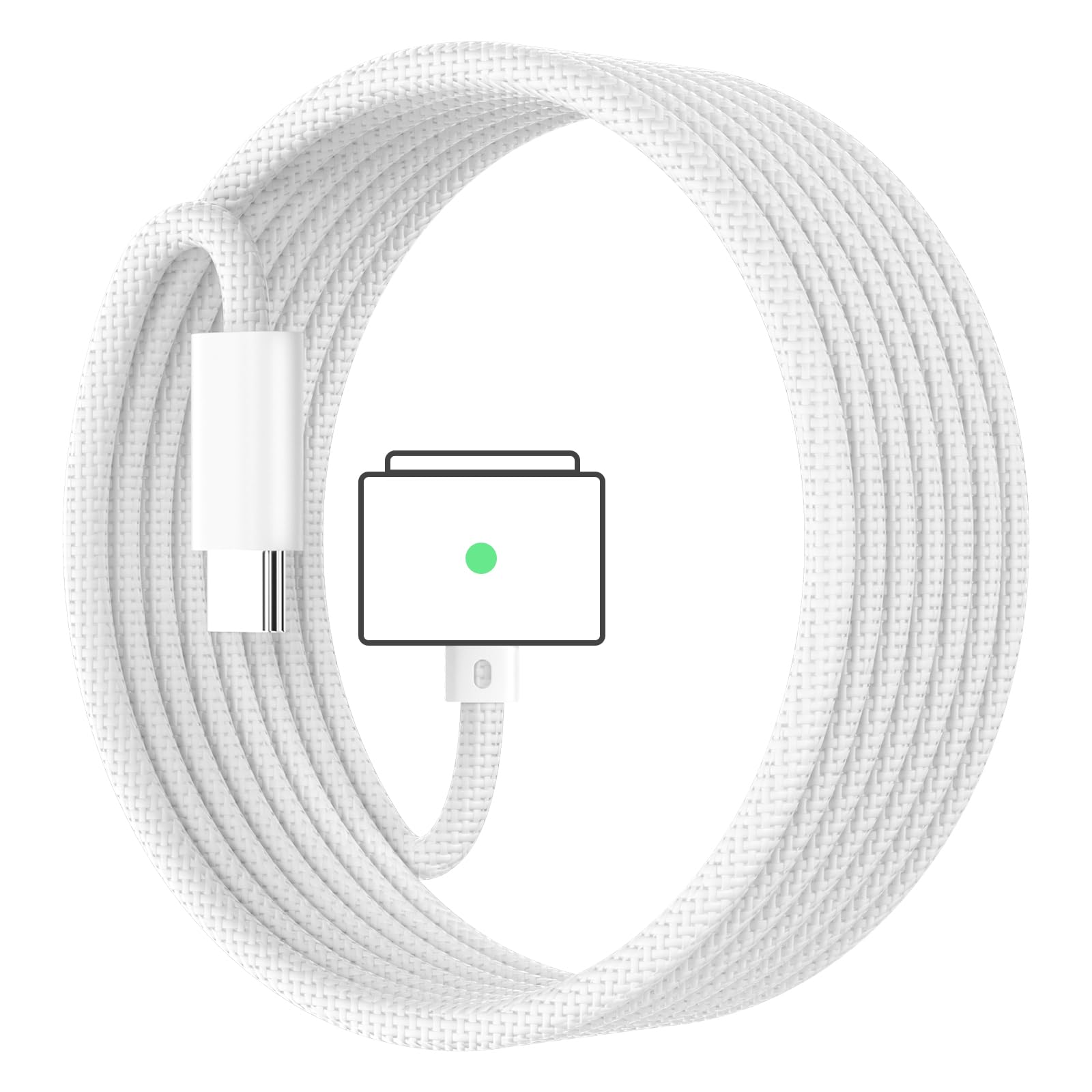 Amazon.com: RAAVEE 140W USB-C to Magnetic 3 Cable,6.6FT Safe Fast ...