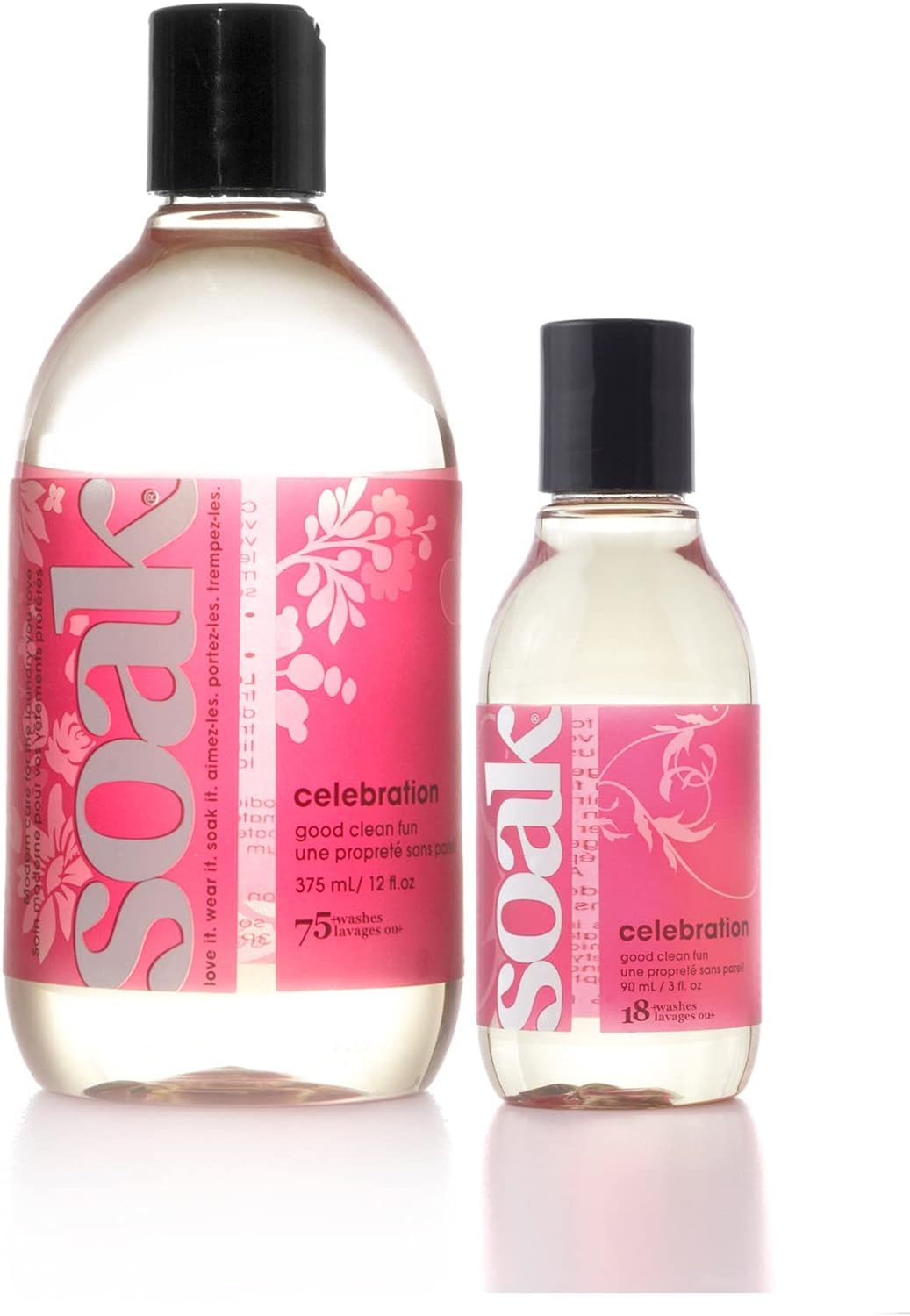 Soak Laundry Soap Duo Pack | 12 oz + 3oz Bottles | No Rinse, Plant ...