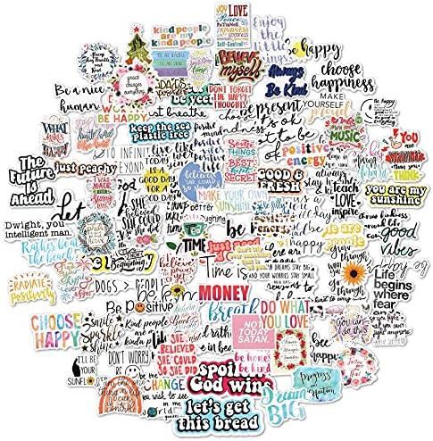 50 PCS Motivational Emotions Stickers for Scrapbooking, Inspirational ...