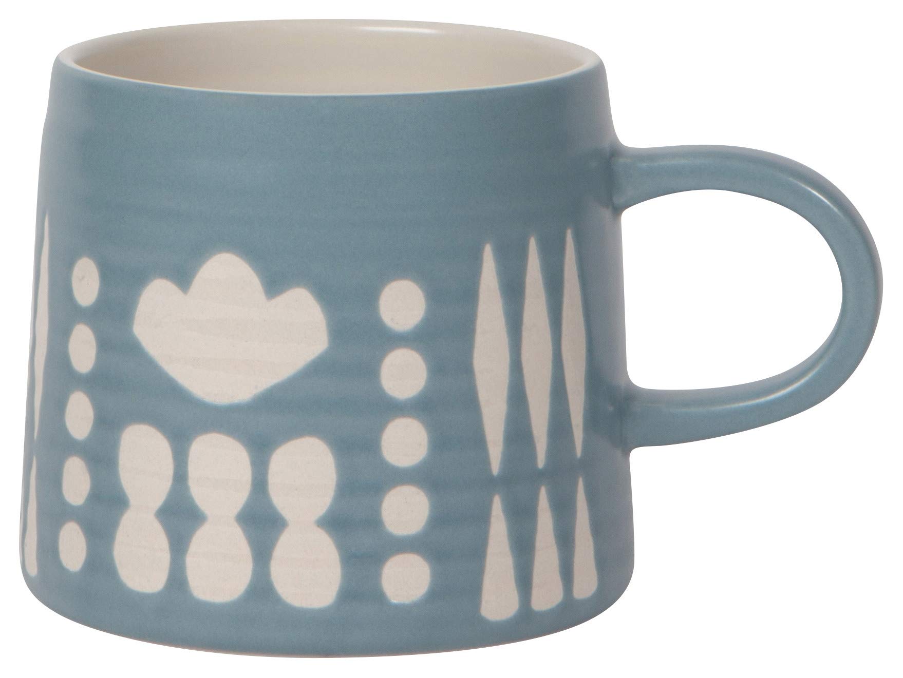 Amazon.com: Danica Studio Collage Imprint Ceramic Mugs 14 oz : Home ...