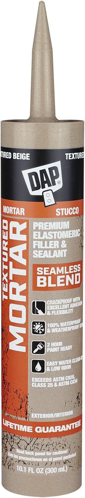 Amazon.com: DAP Textured Mortar Premium Elastomeric Latex Filler ...