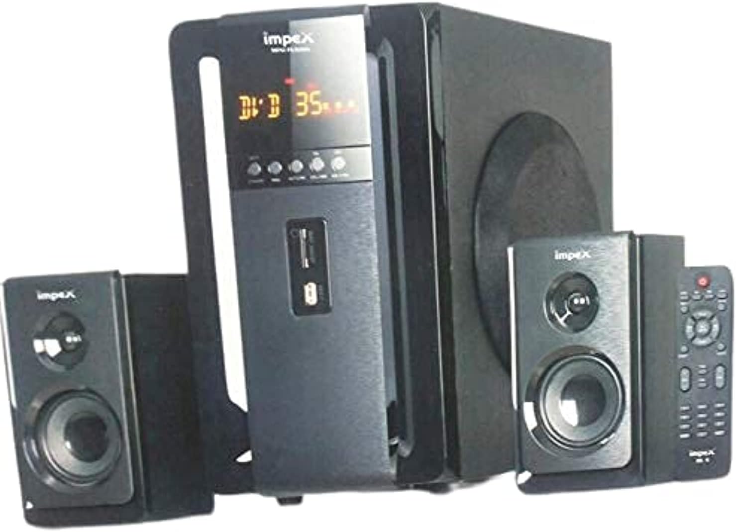 Impex Mini Fusion 2.1 Ch Multimedia Speaker System : Buy Online at Best ...