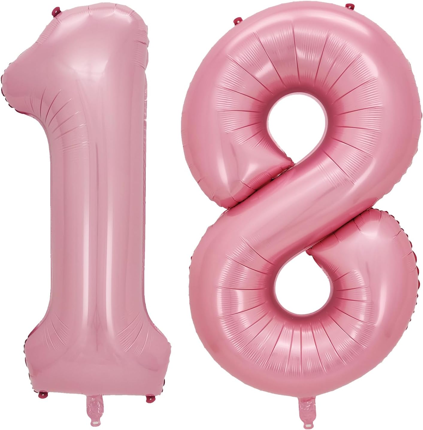 Amazon.com: GINZU Pink 18 Number Balloons 40 Inch Giant Jumbo Huge 18 ...