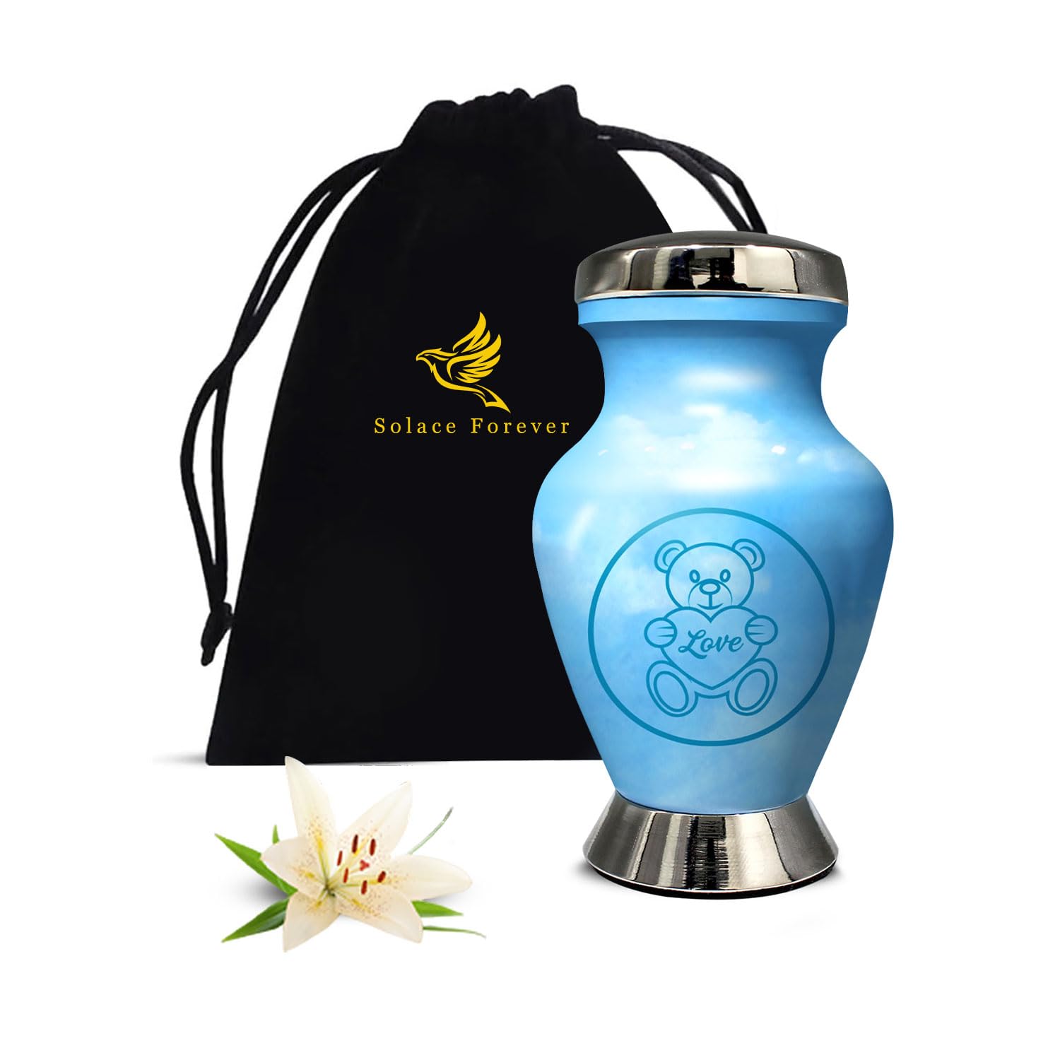 Amazon.com: Baby Urn for Ashes - Urn for Baby Boy & Girl - Handcrafted ...