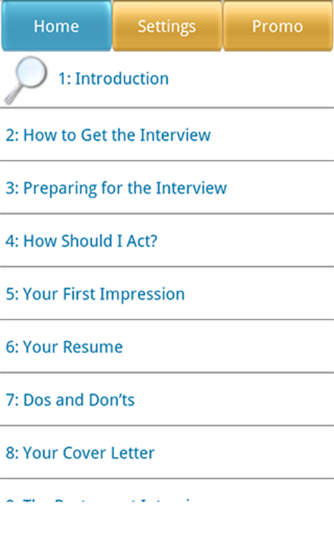 Guide to Acing any Job Interview! - App on Amazon Appstore