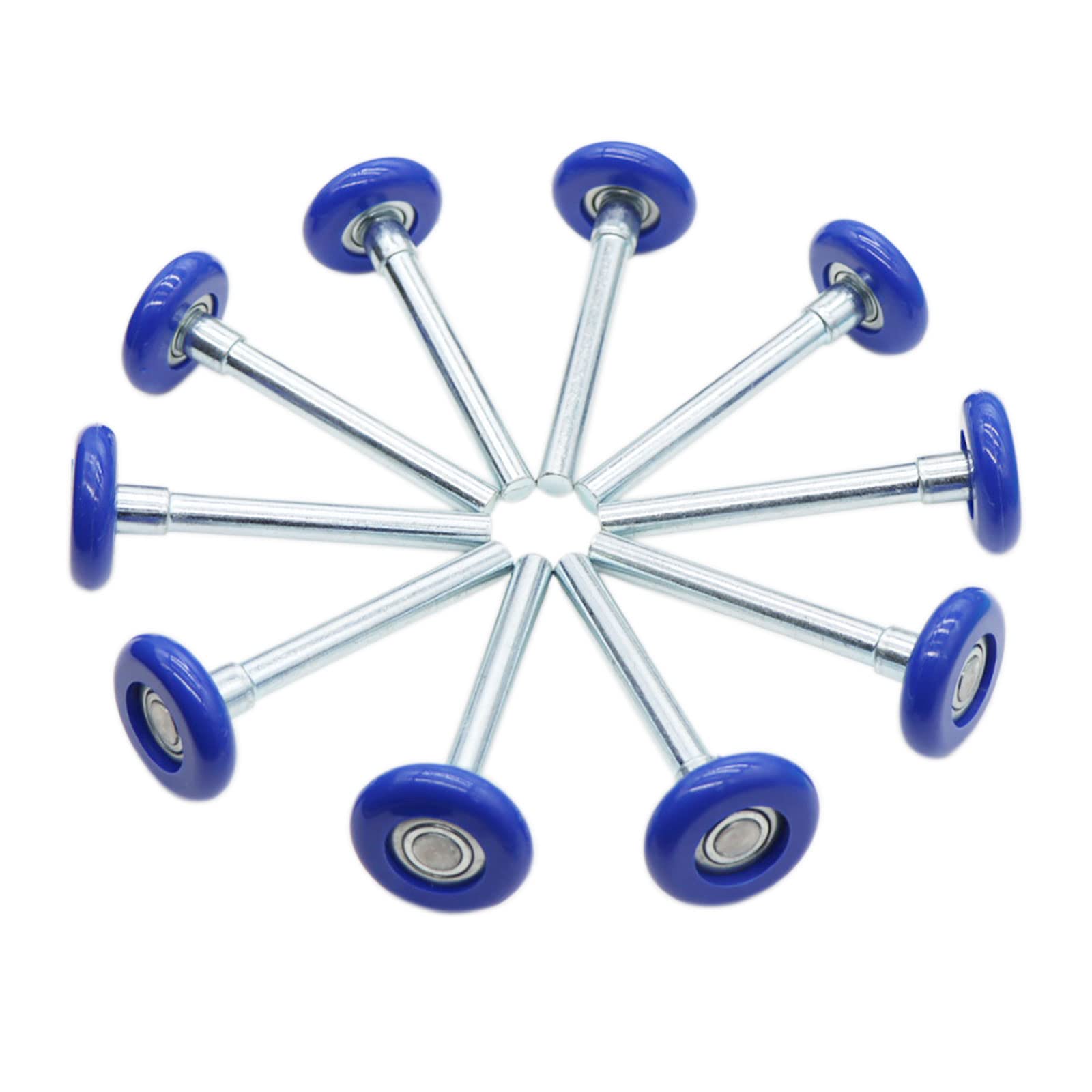 Amazon.com: Garage Door Roller, Blue 1.8" Quiet Nylon Garage Door ...