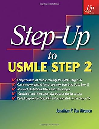 Step-Up to USMLE Step 2 (Step-up Series): van Kleunen, Jonathan P., M.D ...