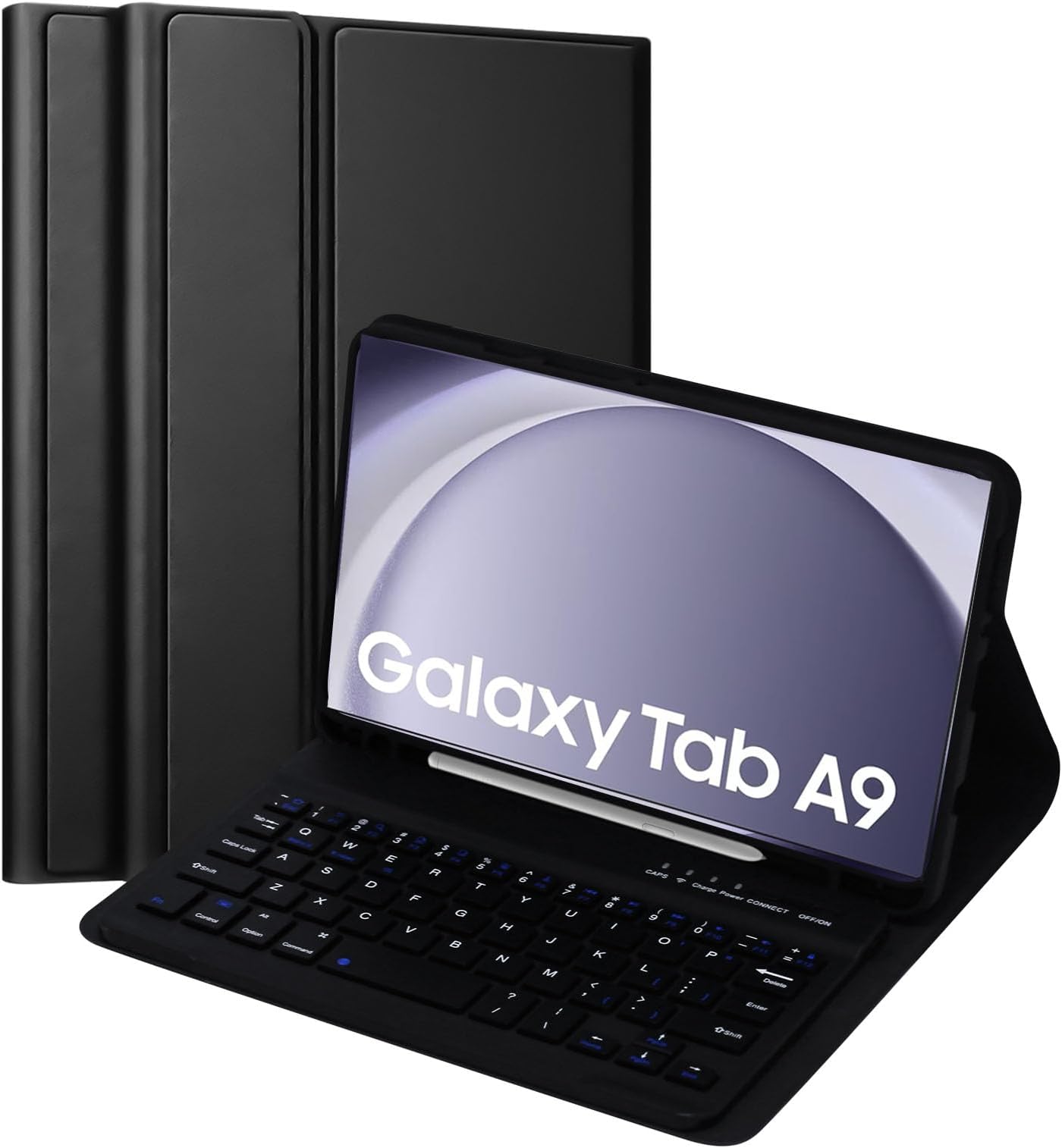 For Galaxy Tablet A9 Keyboard Case, Keyboard Case for Samsung Galaxy ...