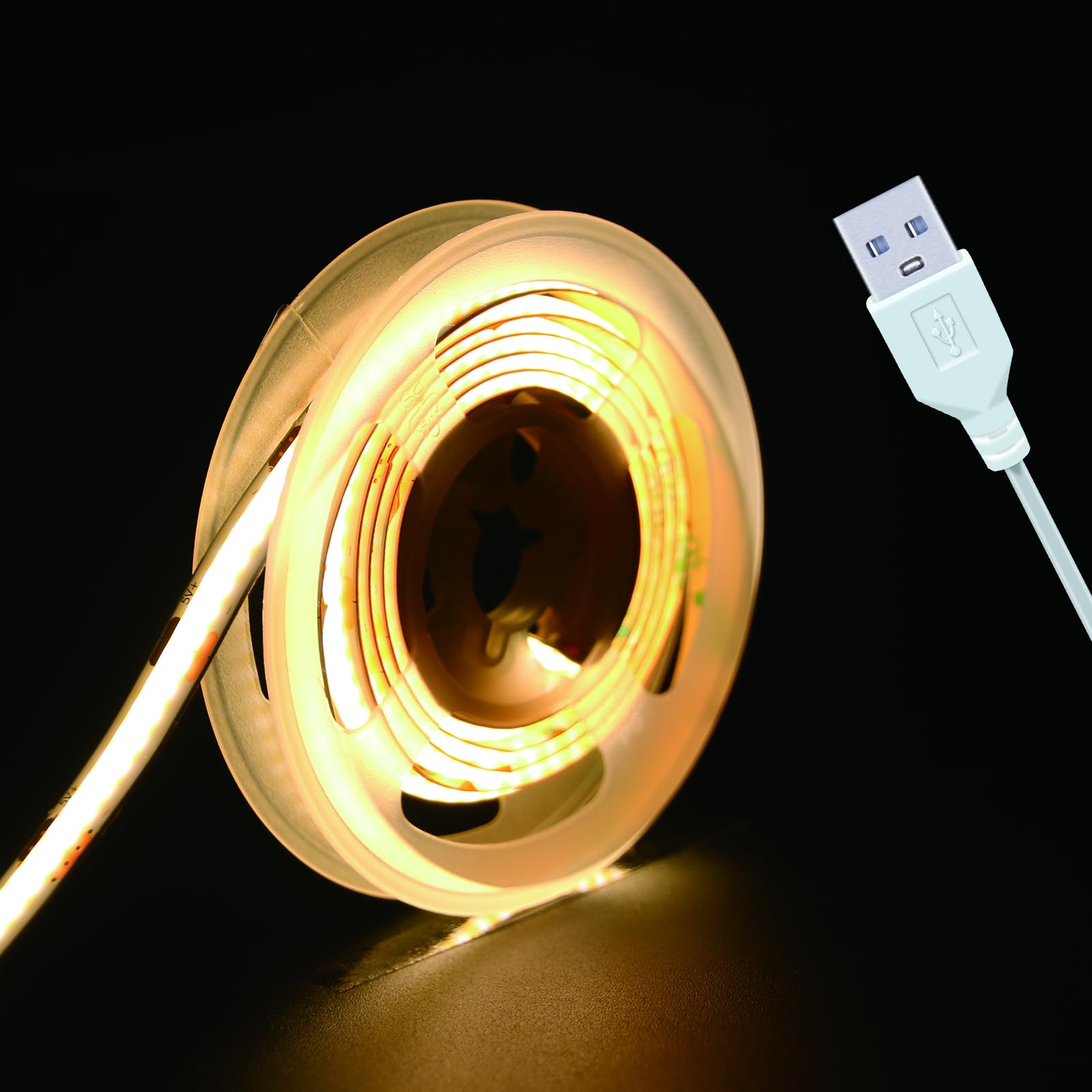 Amazon.com: UVTaoYuan Led Strip Lights 5V USB LEDs Display Cabinet ...