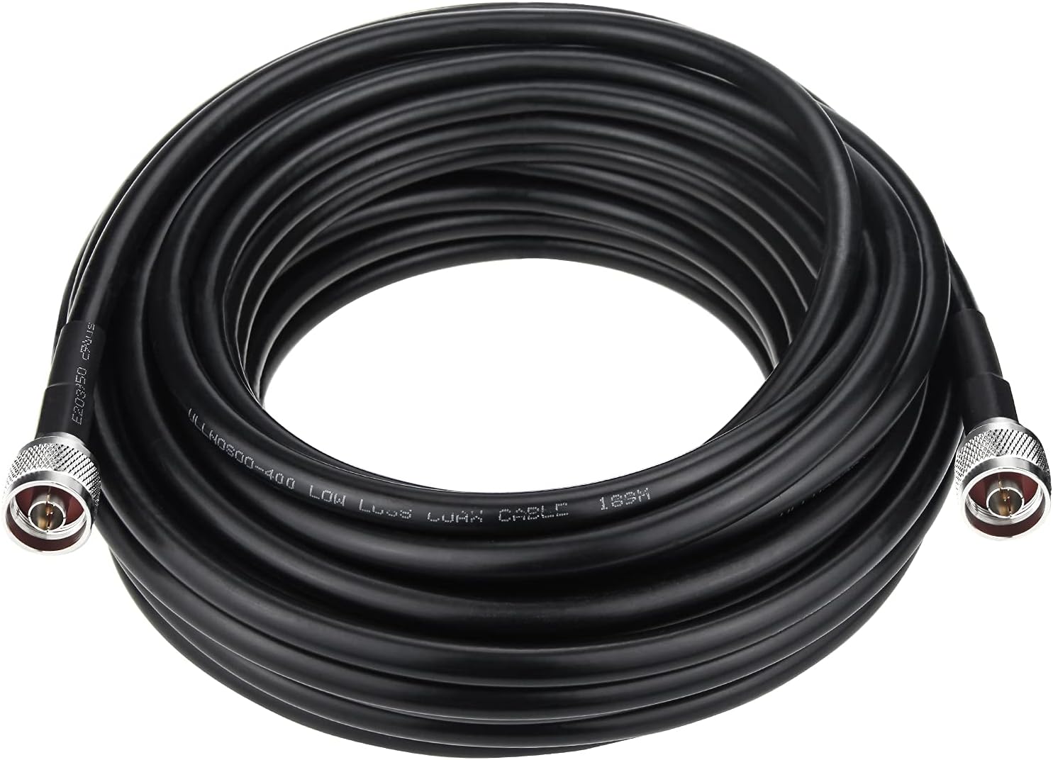 Amazon.com: HiBoost 50ft Ultra Low Loss Coaxial Cable with N-Male to N ...