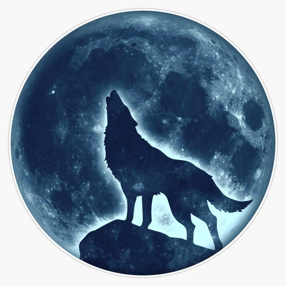 Amazon.com - Forest Wolf Vinyl Waterproof Sticker Decal Car Laptop Wall ...