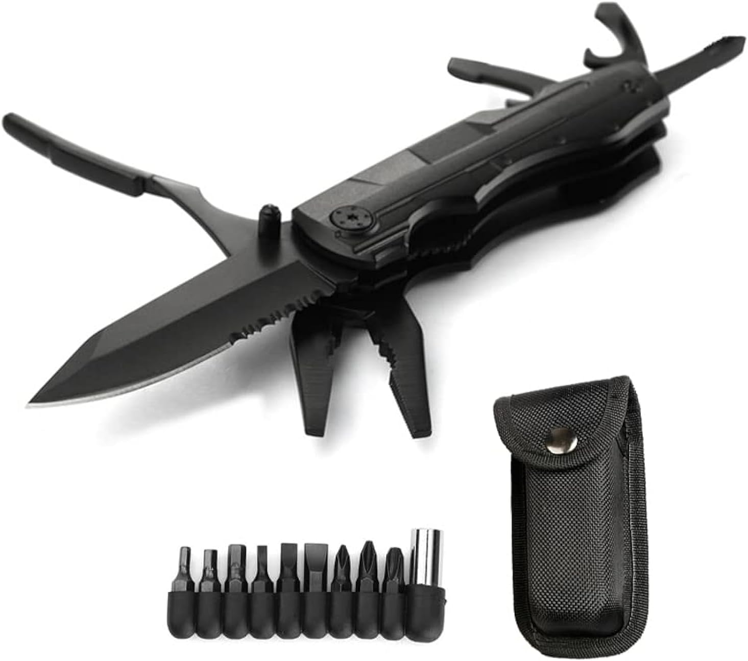 Folding Pocket Multi-tools with Saw, Plier, Screwdriver, Bottle Opener ...