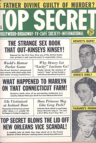 Top Secret Magazine #13 June 1955 (Marilyn Monroe inset on Cover ...