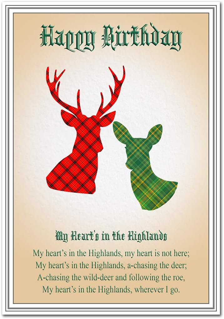 Scottish Birthday Cards - Happy Birthday Greetings - Special Wishes ...